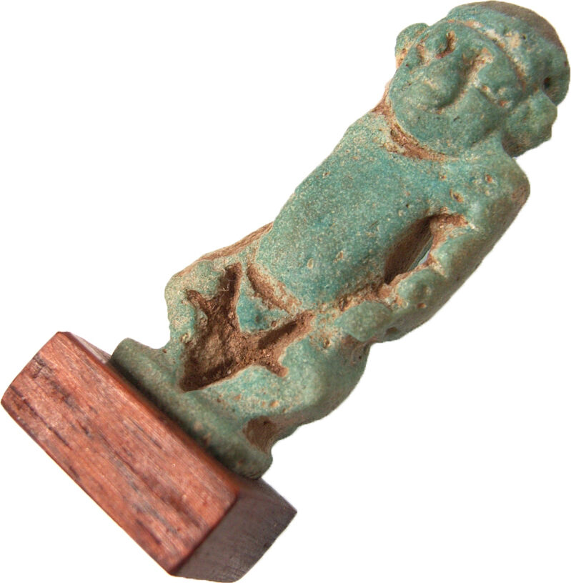 Egyptian faience patake, 26th-30th c. Dynasty, 525 - 341 BC Ancient ...