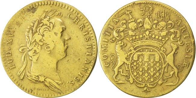 France Token 1731 Jeton, Royal, Tin, Feuardent:6893 EF(40-45) | MA-Shops