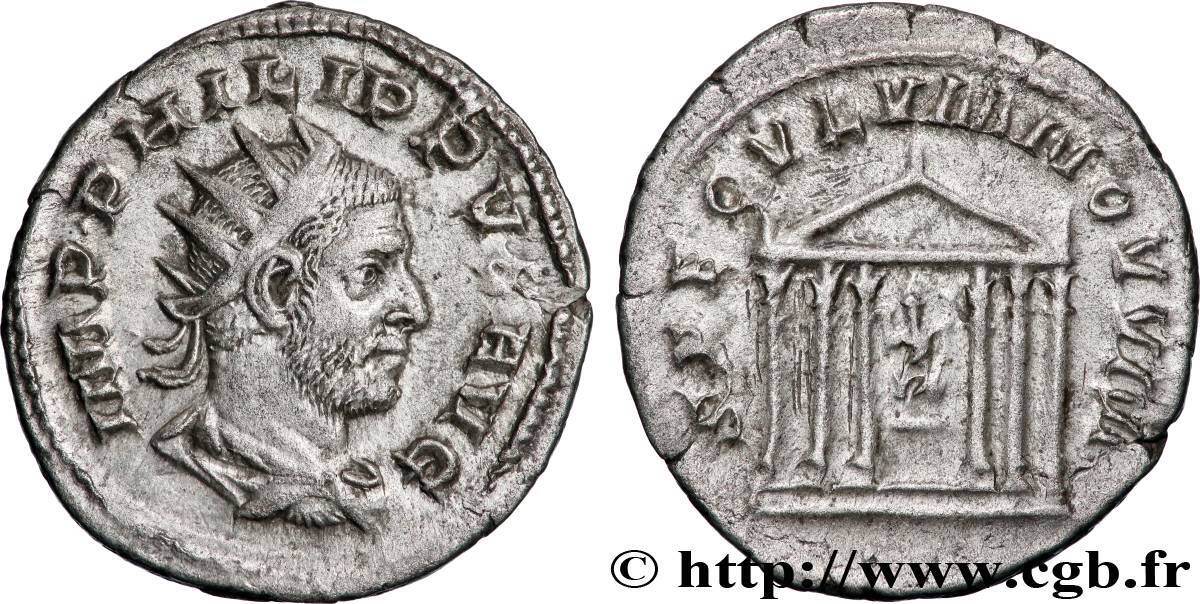 THE MILITARY CRISIS(235 AD to 284 AD) Antoninien PHILIPPUS Rome 249 (22 ...