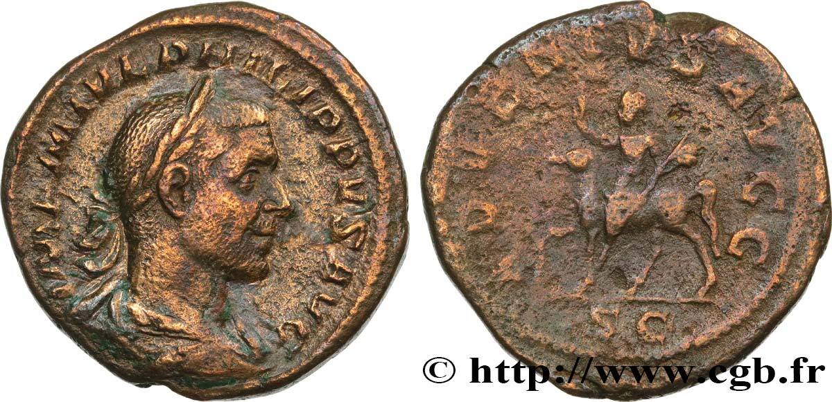 THE MILITARY CRISIS(235 AD to 284 AD) Sesterce PHILIPPUS Rome 245 (31mm ...