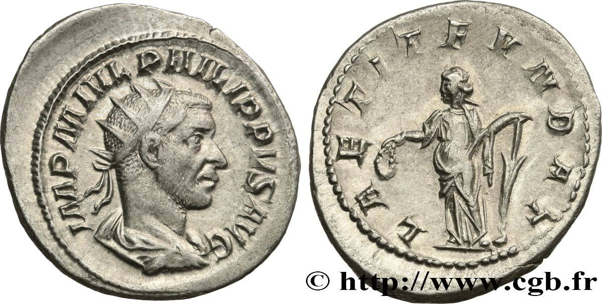 THE MILITARY CRISIS(235 AD to 284 AD) Antoninien PHILIPPUS Rome 244 (23 ...