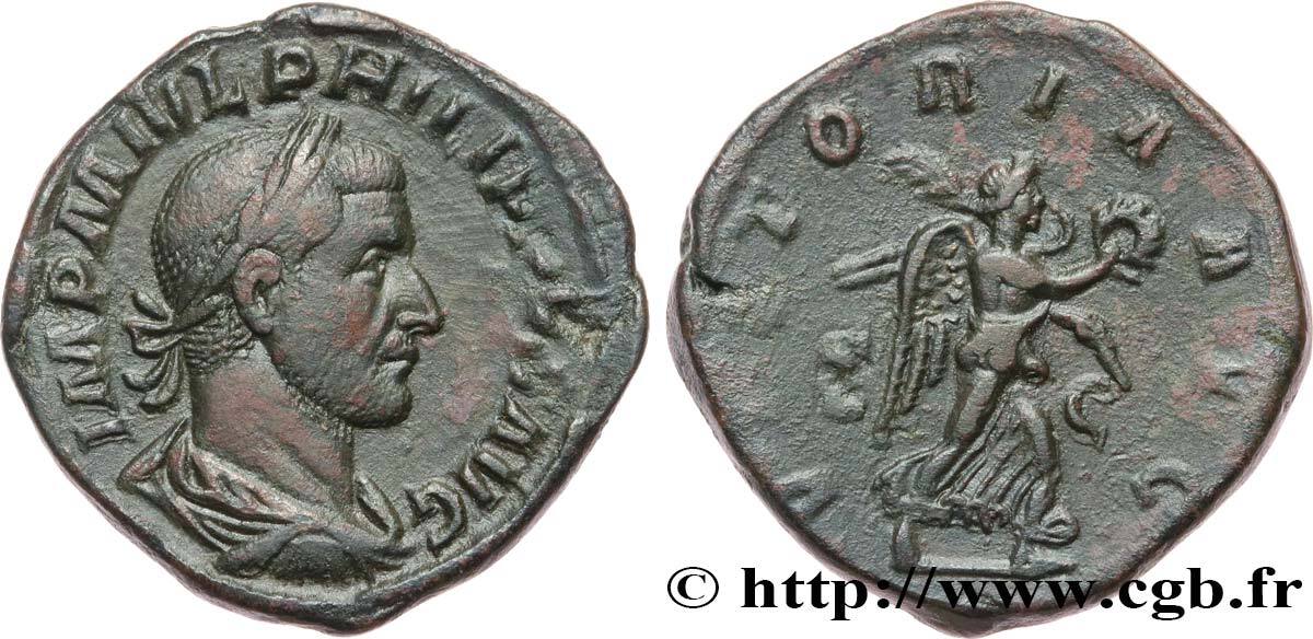 THE MILITARY CRISIS(235 AD to 284 AD) Sesterce PHILIPPUS Rome 244 (31mm ...