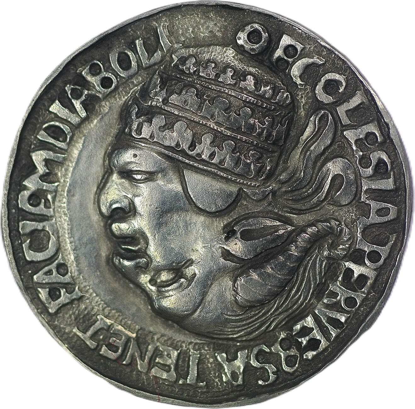 Vatican Historical medal 20th Century Papal satirical piece based on a ...