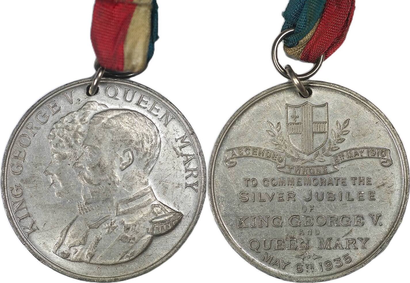 United Kingdom Historical medal 1910-1935 King George V & Queen Mary - Silver Jubilee EF | MA-Shops