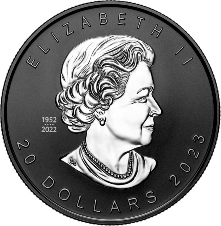 Canada Coins Canada 2023 20$ SUPER INCUSE SILVER MAPLE LEAF SML Rhodium ...