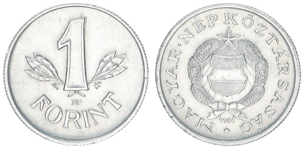 Ungarn 1 Forint 1961 EF | MA-Shops