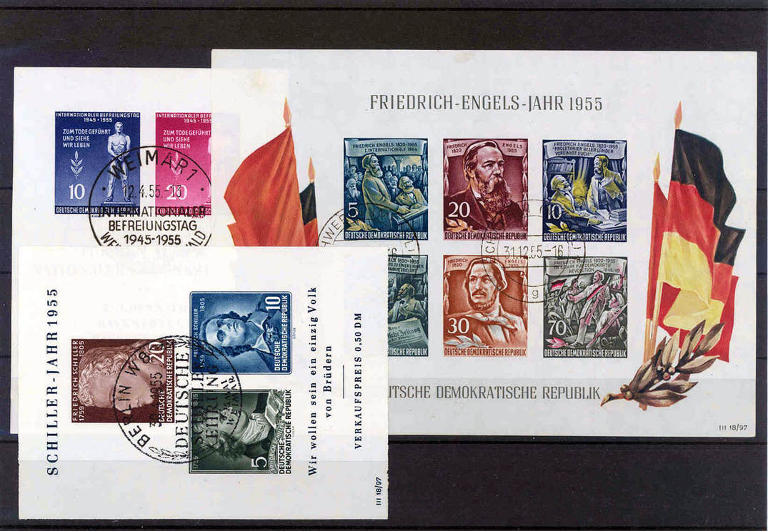 Briefmarken DDR, Jahrgang 1958 komplett gestempelt | MA-Shops