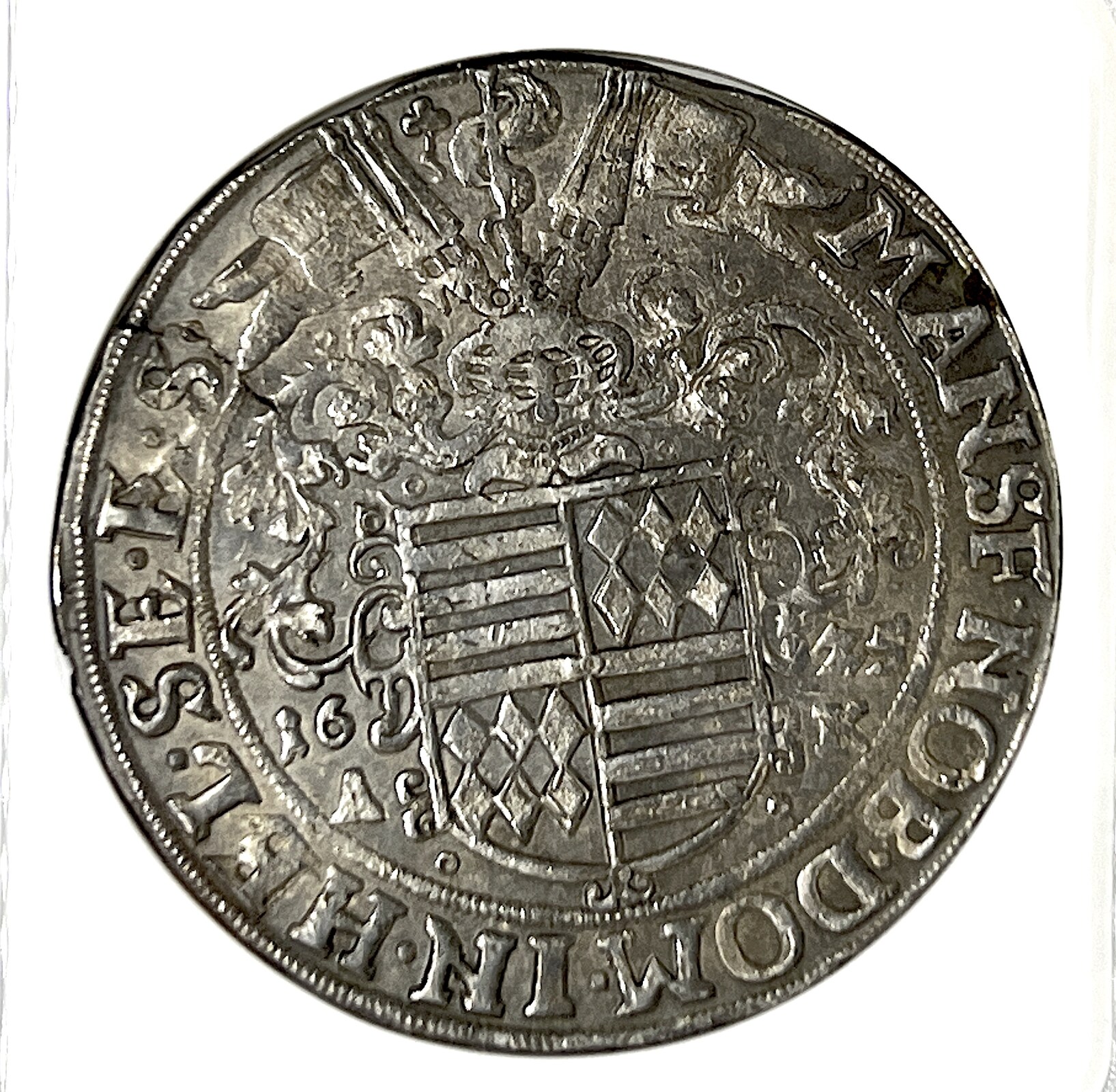 GERMANY 1625 AK German States Mansfeld-Hinterort 1625 Taler Coin Thaler ...