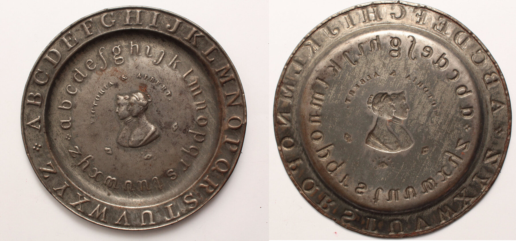 Great Britain 1840 Queen Victoria and Prince Albert tin ABC wedding ...