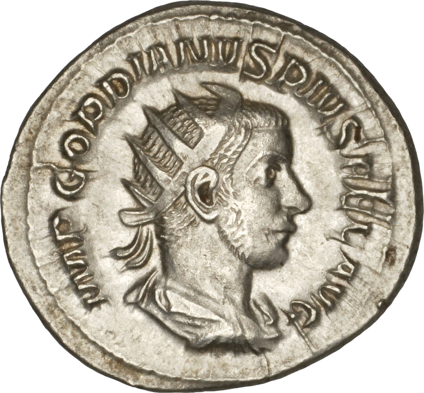 ROMAN EMPIRE AR Antoninianus 243-244 AD Gordianus III EF | MA-Shops