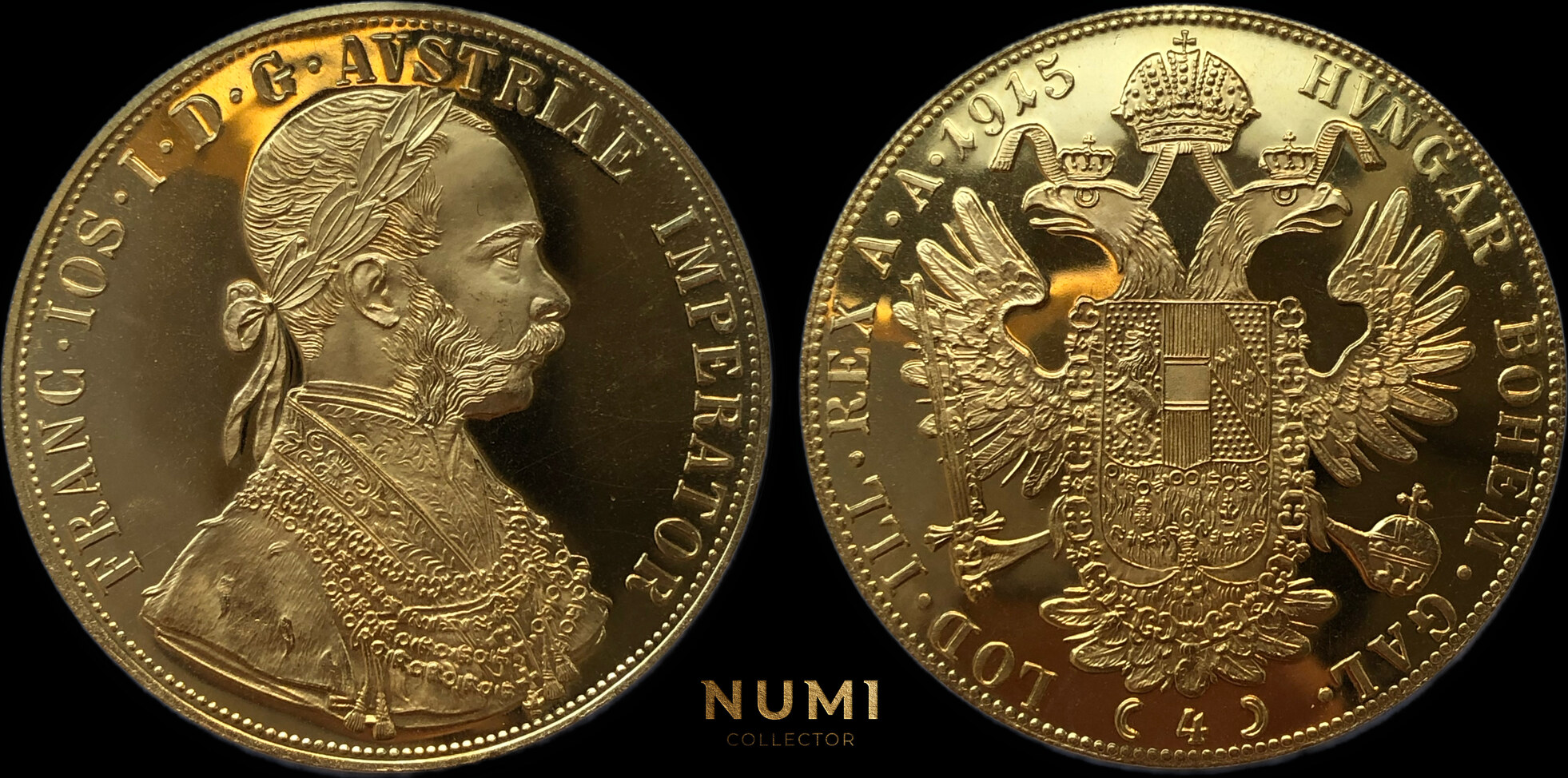 Austria 4 Ducats 1915 Franz Joseph I Restrike | MA-Shops