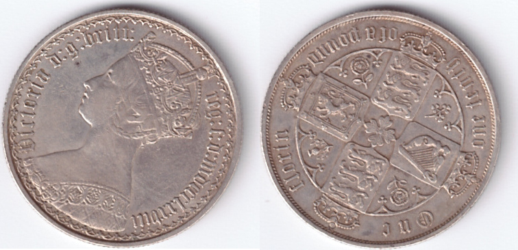 Great Britain Gothic florin 1878 xf | MA-Shops
