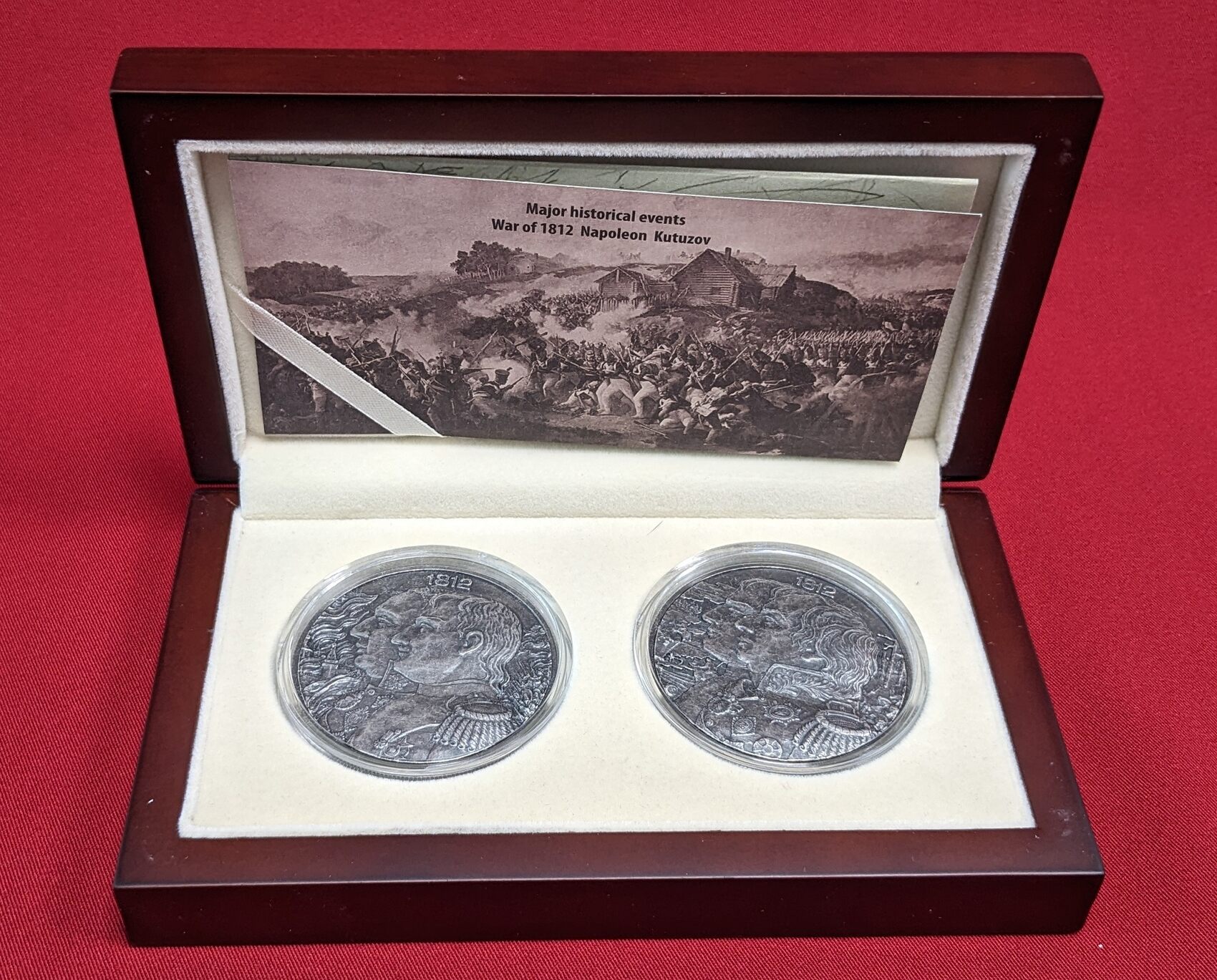 Niue Inseln 2 x 5 Dollar Silbermünzen, jeweils 2 oz Silber 2012 ...