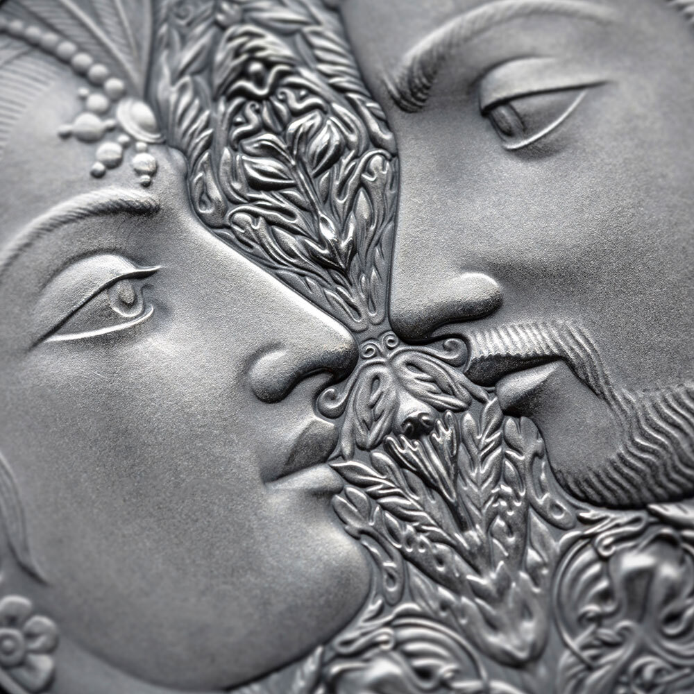 KAMA SUTRA IV Moments of Love 3 Oz Silver Coin 3000 Francs Cameroon ...