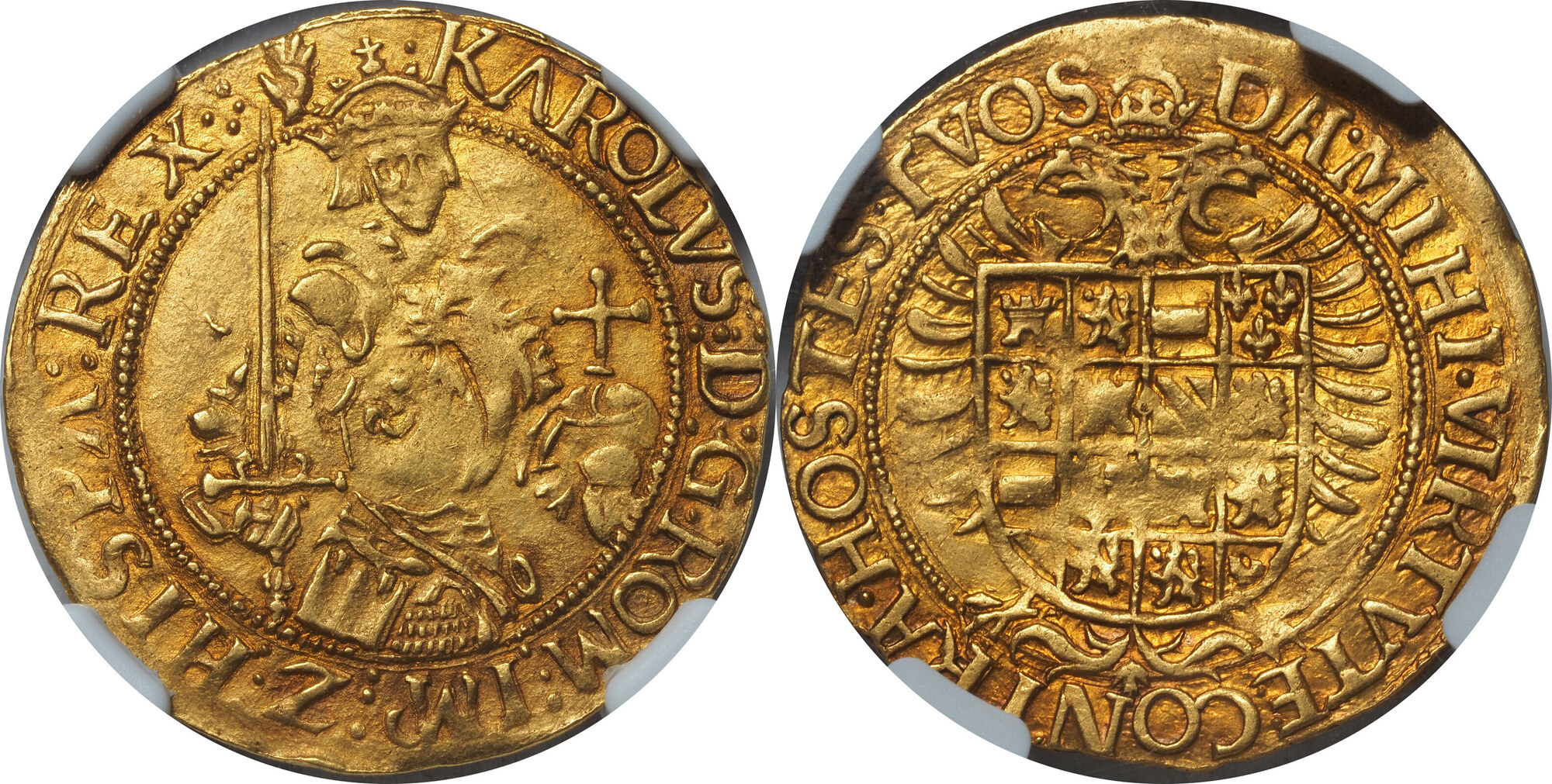 SPANISH NETHERLANDS Real D'Or (Gouden Reaal) 1521-1545 Brabant, Charles ...