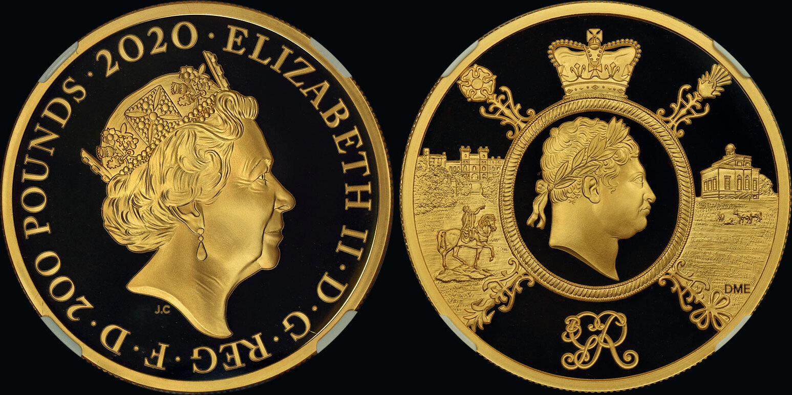 G.Britain 200 Pounds 2020 George III 200th Anniversary NGC PF 70 ULTRA ...
