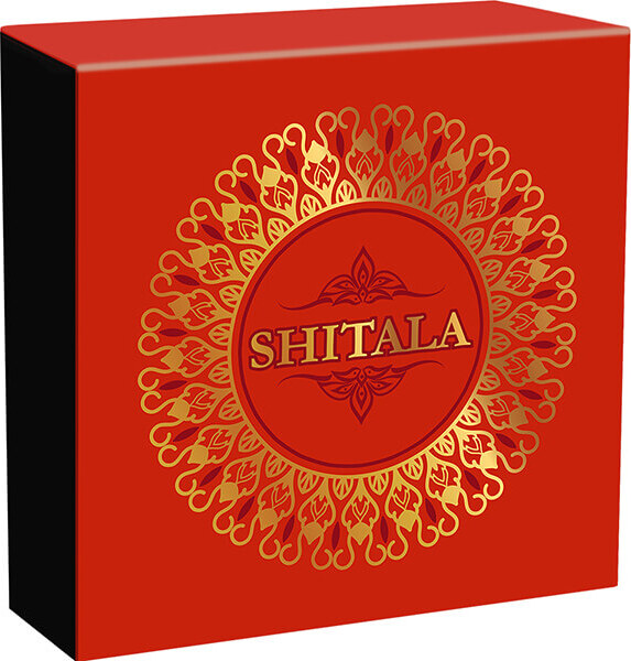 Shitala Devi Goddesses of Health 50 g Antique finish Silver Coin 5 ...