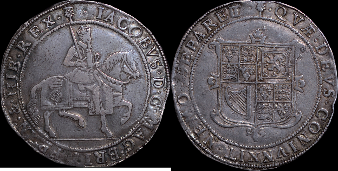 SCOTLAND, GREAT BRITAIN 1567-1625 SCOTLAND, JAMES VI SIXTY SHILLINGS ...