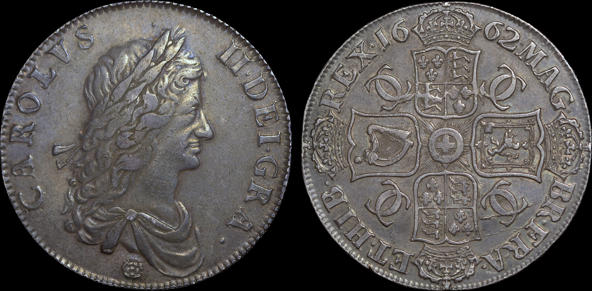 GREAT BRITAIN CHARLES II 1662 CROWN | MA-Shops